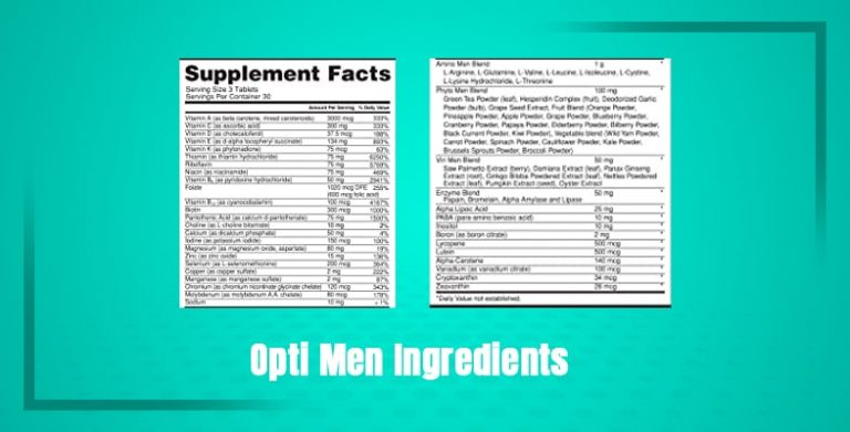 Opti Men Review - Pros, Cons & Price Of This Multivitamin Supplement